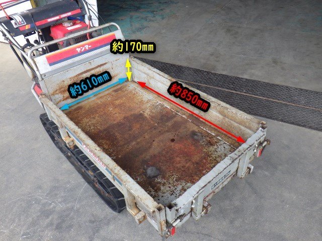 Yahoo!オークション - 三重 ヤンマー クローラ型 運搬車 MCG95 最大 4...