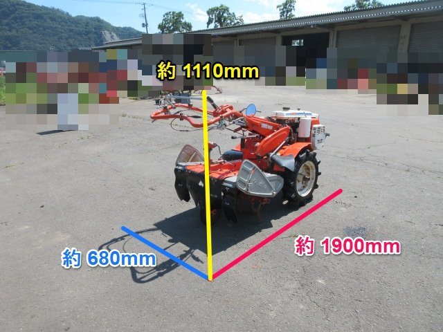 Yahoo!オークション - 宮城 白石蔵王店 クボタ 耕運機 T702 作業幅 約6...