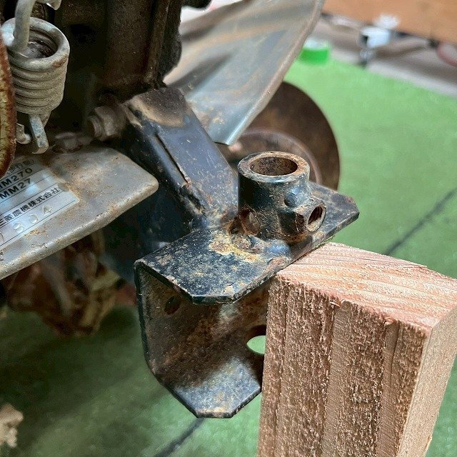 Yahoo!オークション - 【ジャンク】福井 三菱 管理機 MM27 2.7馬力 作...