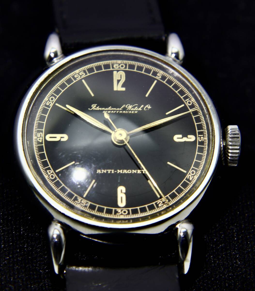 Yahoo!オークション - IWC cal 61 SSケース ブラックダイアル 不動品
