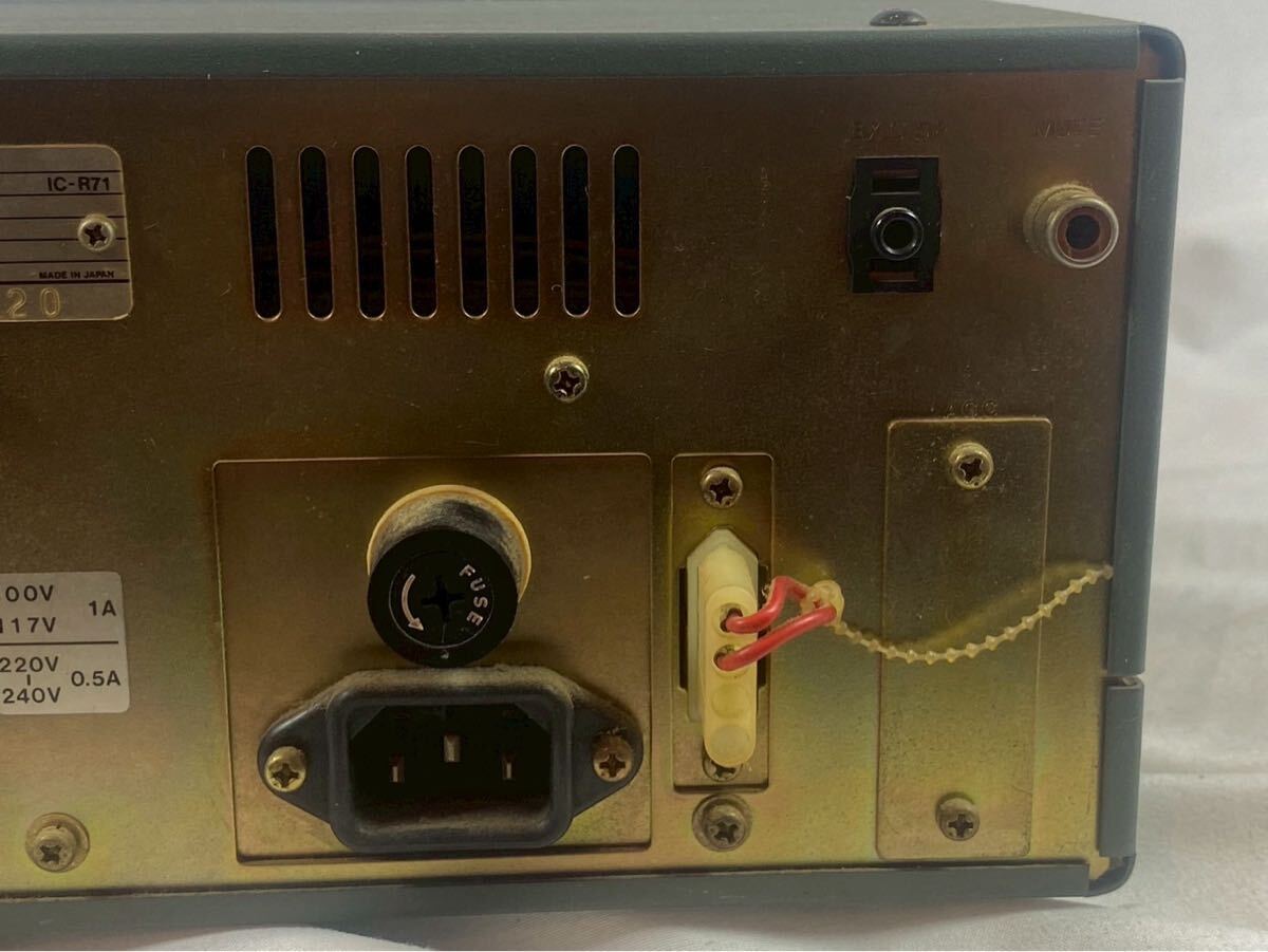 Yahoo!オークション - ICOM アイコム 広域受信機 IC-R71 通電確認無し
