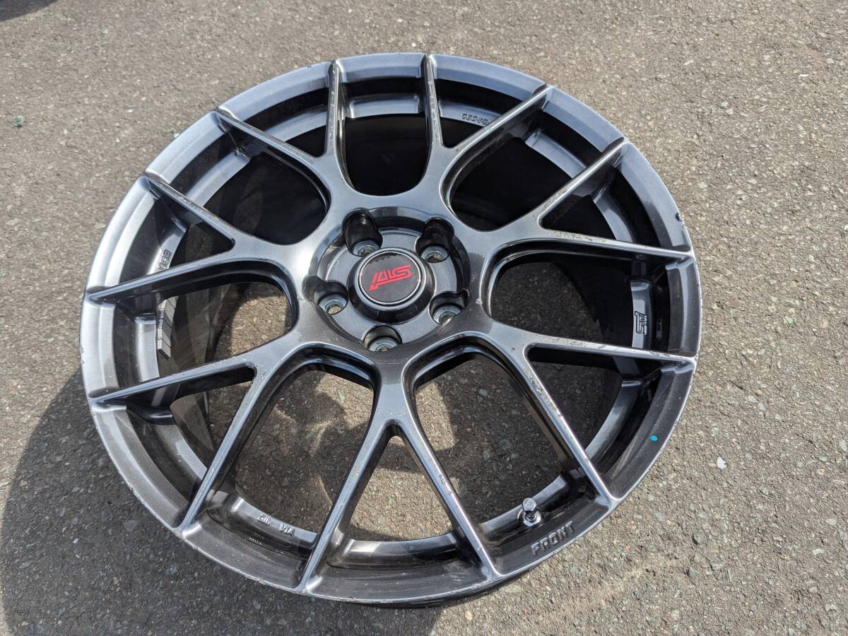 Yahoo!オークション - 【4573】鍛造 スバル WRX STi 純正 BBS 19インチ...