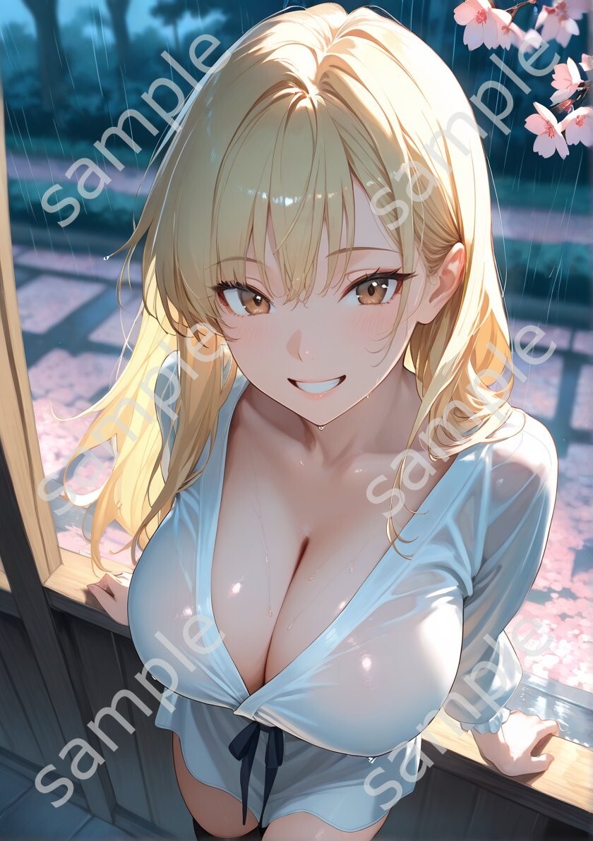 Yahoo!オークション - 高画質 巨乳 絶対領域 コスプレ オリジナルA4イ...