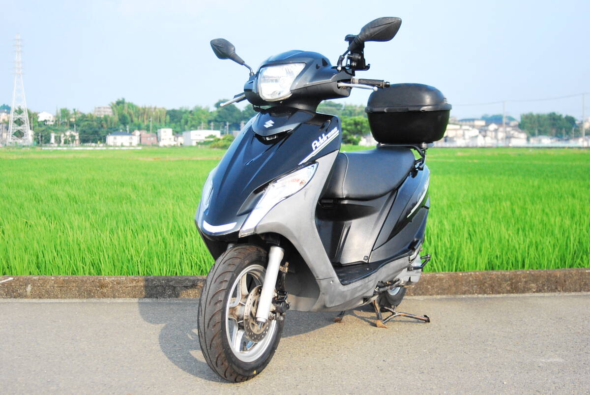 Yahoo!オークション - 美車 快調 スズキ アドレス125 Eg音小 シート新...