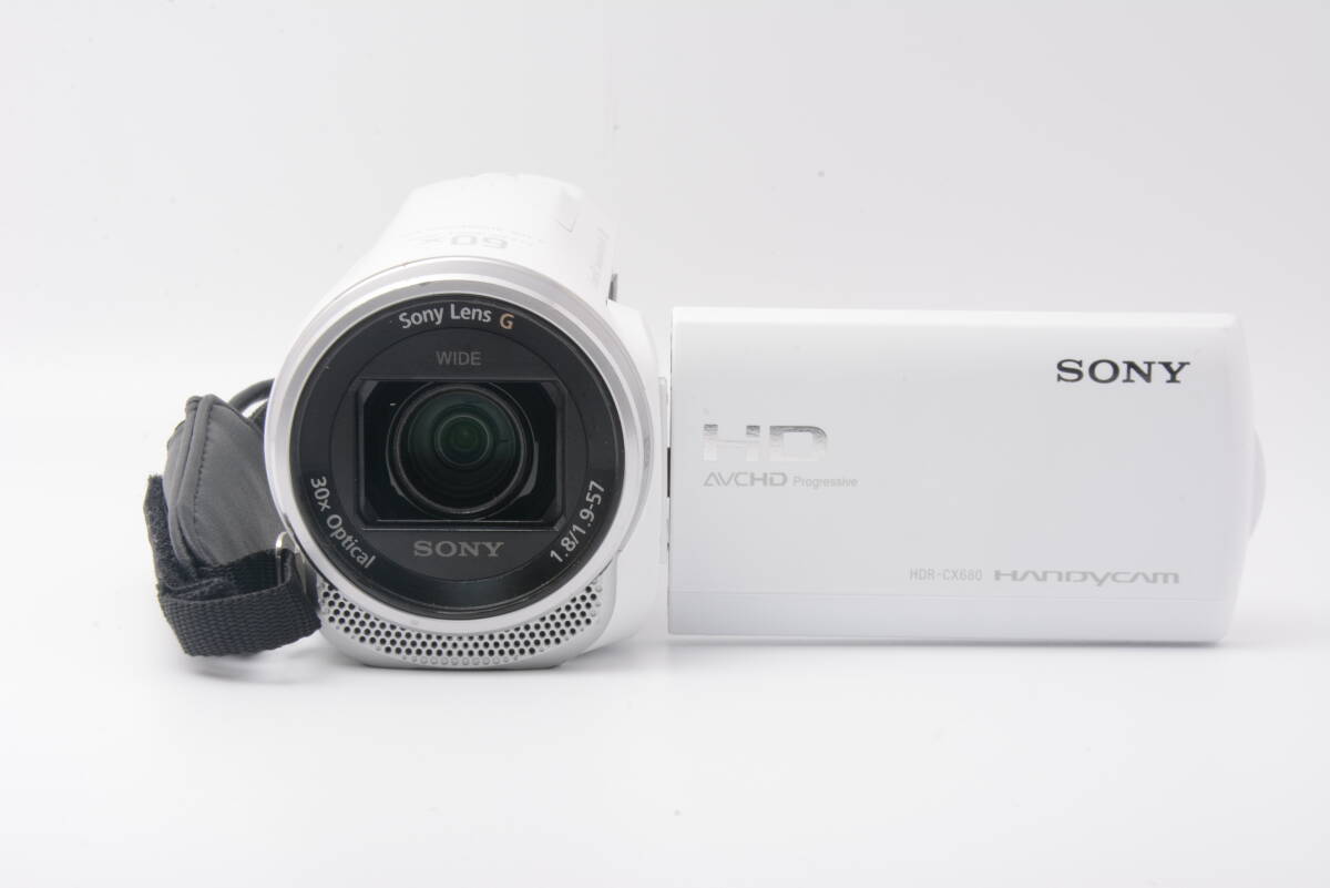 Yahoo!オークション - ジャンク 通電OK ソニー SONY HDR-CX680 ホワイ...