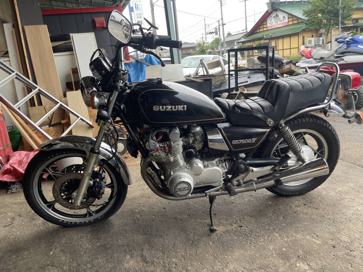 Yahoo!オークション - スズキ GS750G GS750GL レストアベース エンジン...