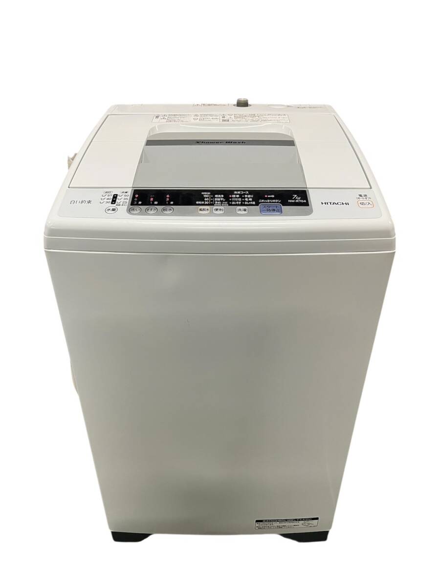 Yahoo!オークション - 3 動作品 HITACHI NW-R704 全自動洗濯機 7kg 201...