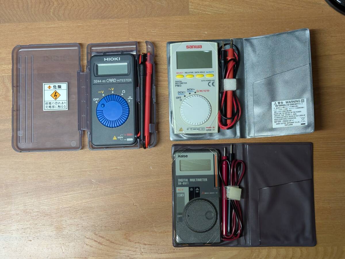 Yahoo!オークション - カードテスタ 3台 SET 3244-60 PM3 SK-6511 中...