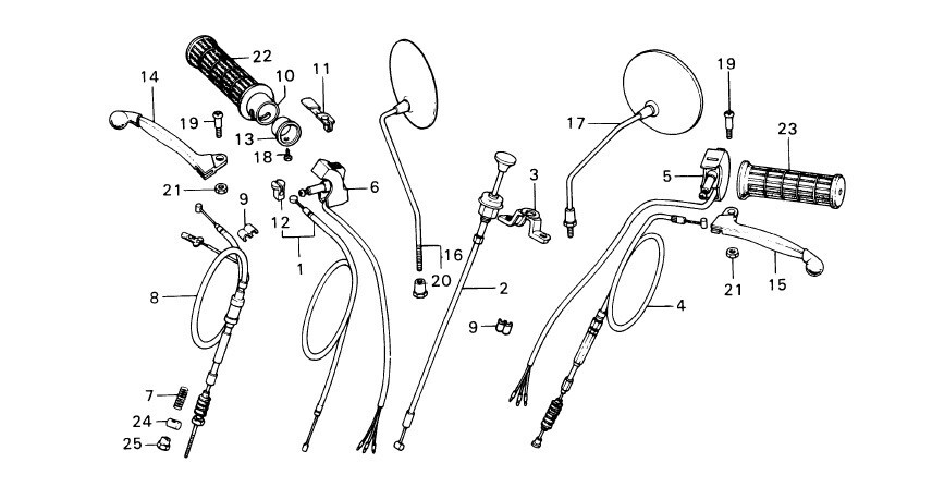 Yahoo!オークション - ST50 純正 グリップ ゴム R L ラバー ST70 DAX ...
