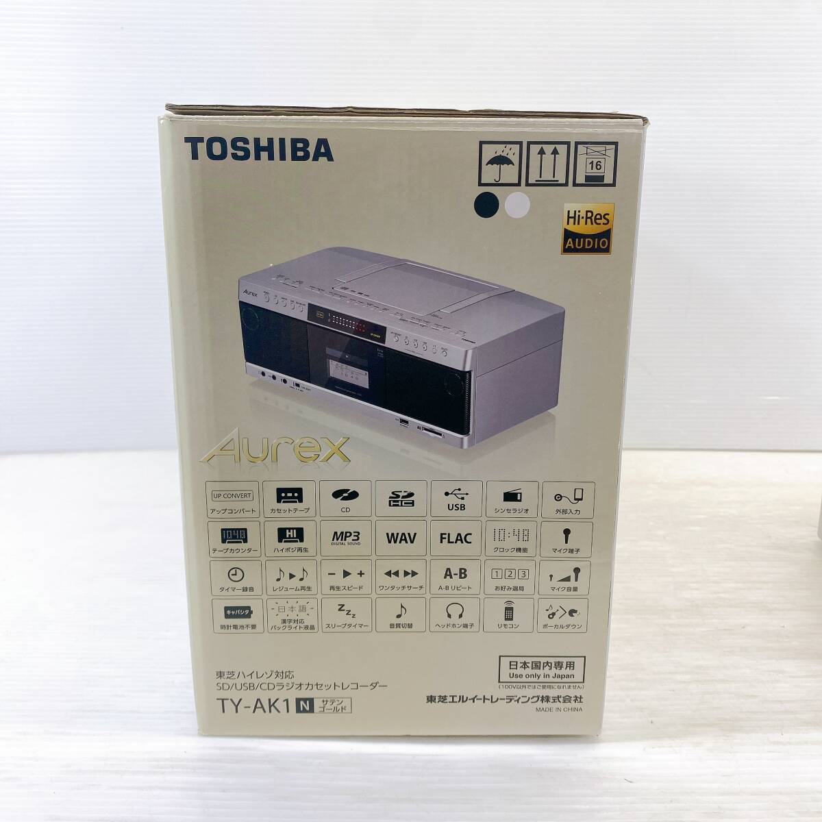 Yahoo!オークション - TOSHIBA 東芝 SD・USB・CDラジカセ TY-AK1 2019...