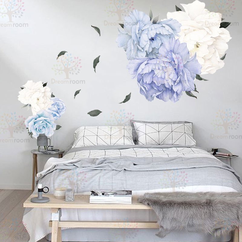 Yahoo!オークション - 特大 薔薇 ローズ ウォールステッカー 壁 シール...