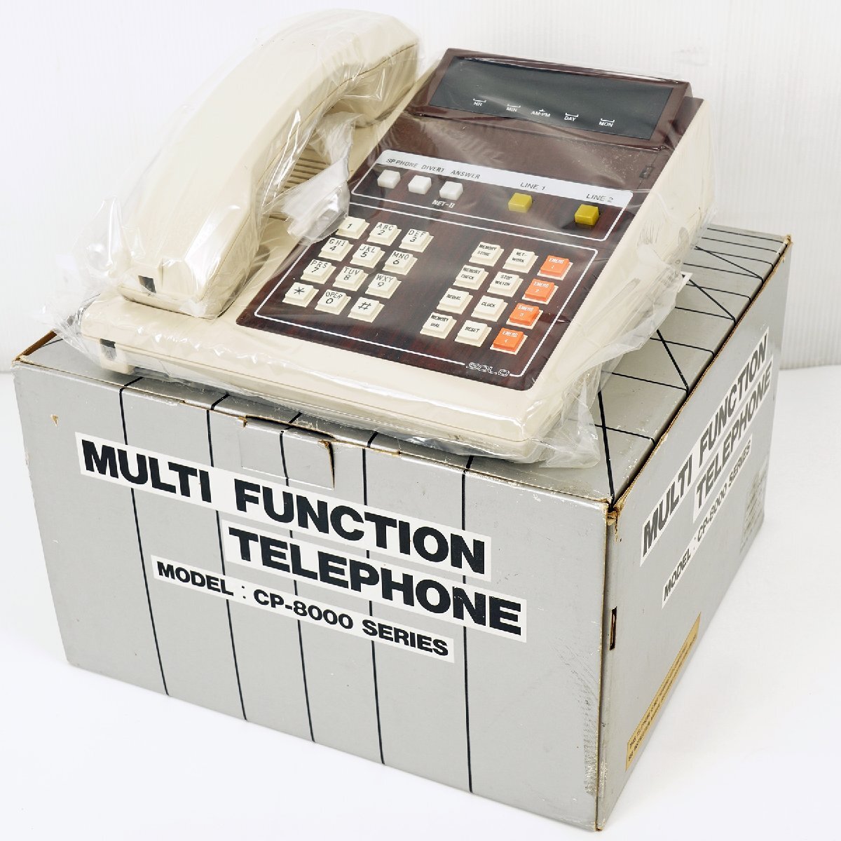 Yahoo!オークション - 長期保管品 SOLO 多機能電話機 CP-8021 マルチフ...