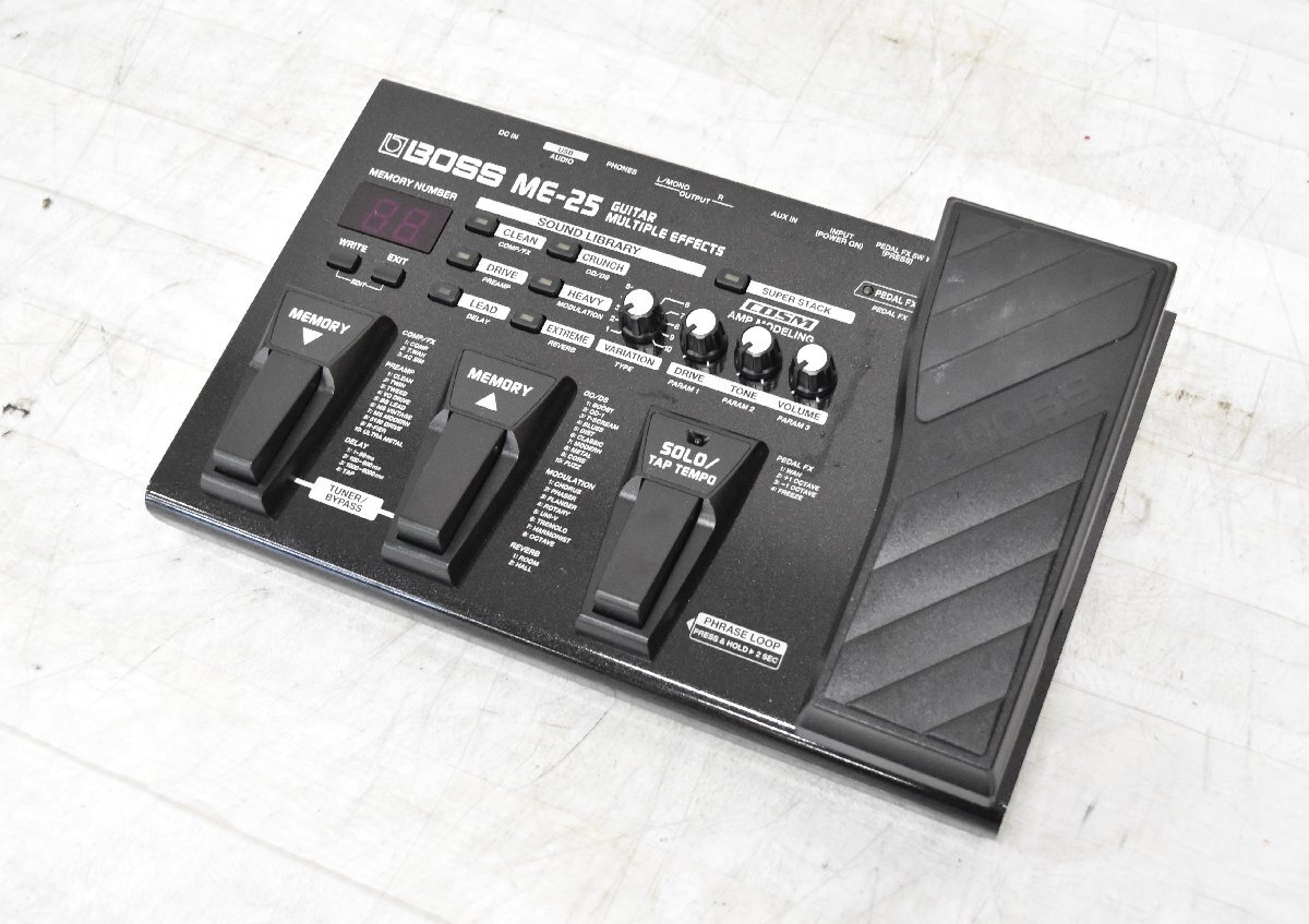 Yahoo!オークション - 【 C 】7704 BOSS ME-25 ギターエフェクター ボ...