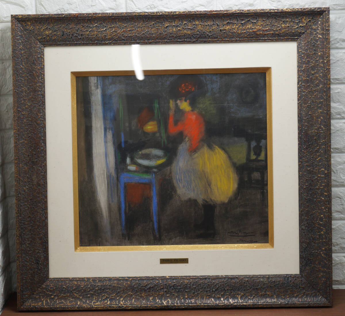 Yahoo!オークション - 真作 パブロ・ピカソ Picaso 152/500 『鏡の前の...