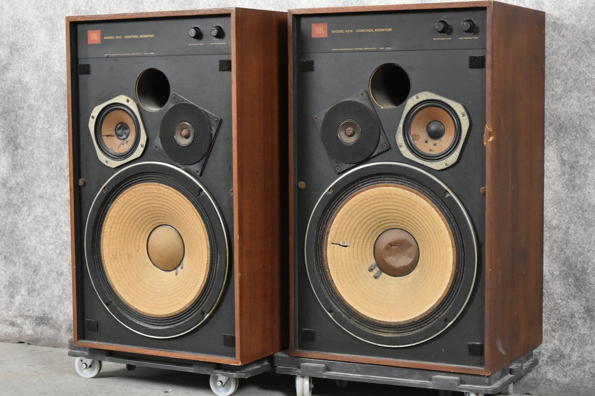 Yahoo!オークション - 【J】JBL 4312 CONTROL MONITOR スピーカーペア ...