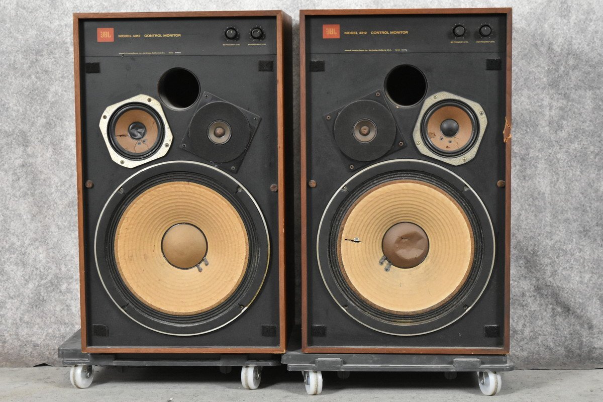 Yahoo!オークション - 【J】JBL 4312 CONTROL MONITOR スピーカーペア ...