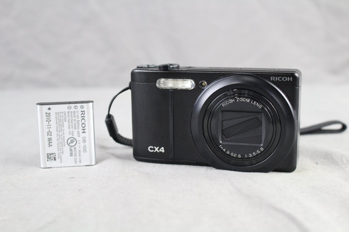 Yahoo!オークション - 【C】RICOH CX4 ブラック コンパクトデジタルカ...