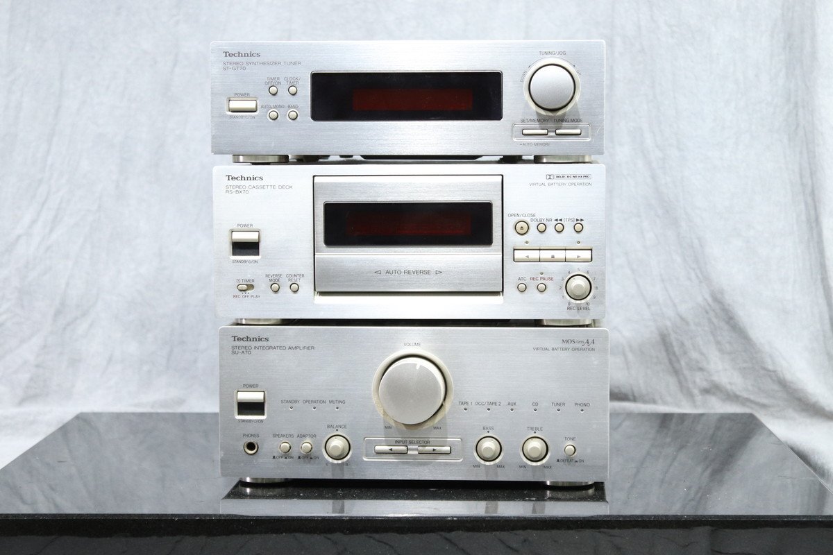 Yahoo!オークション - 【G】Technics ST-GT70/RS-BX70/SU-A70 システム...