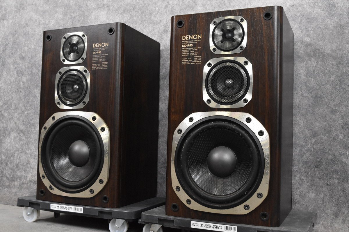 Yahoo!オークション - 【J】DENON SC-R55 スピーカーペア デノン 30945...
