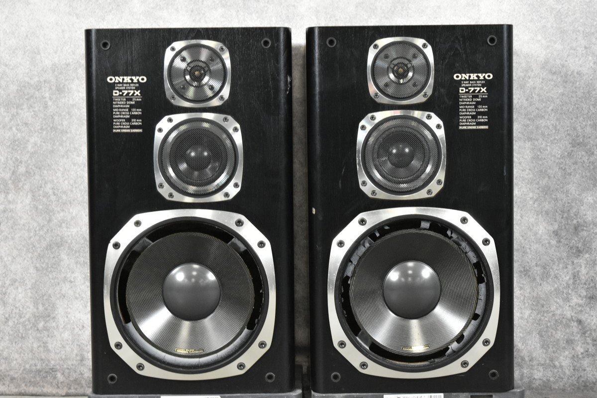 Yahoo!オークション - 【D】ONKYO D-77X スピーカーペア オンキョー 31...