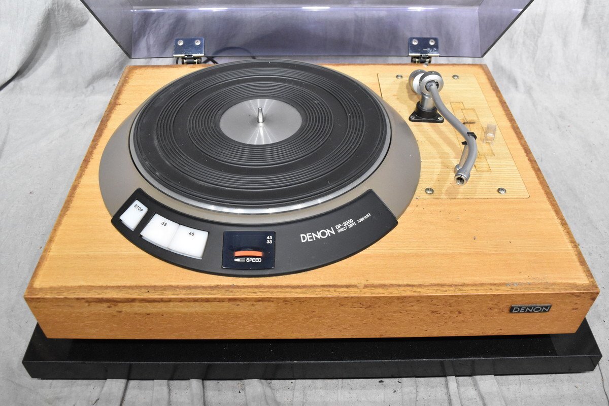 Yahoo!オークション - 【J】DENON DP-3000/DK-100F ターンテーブル レ...
