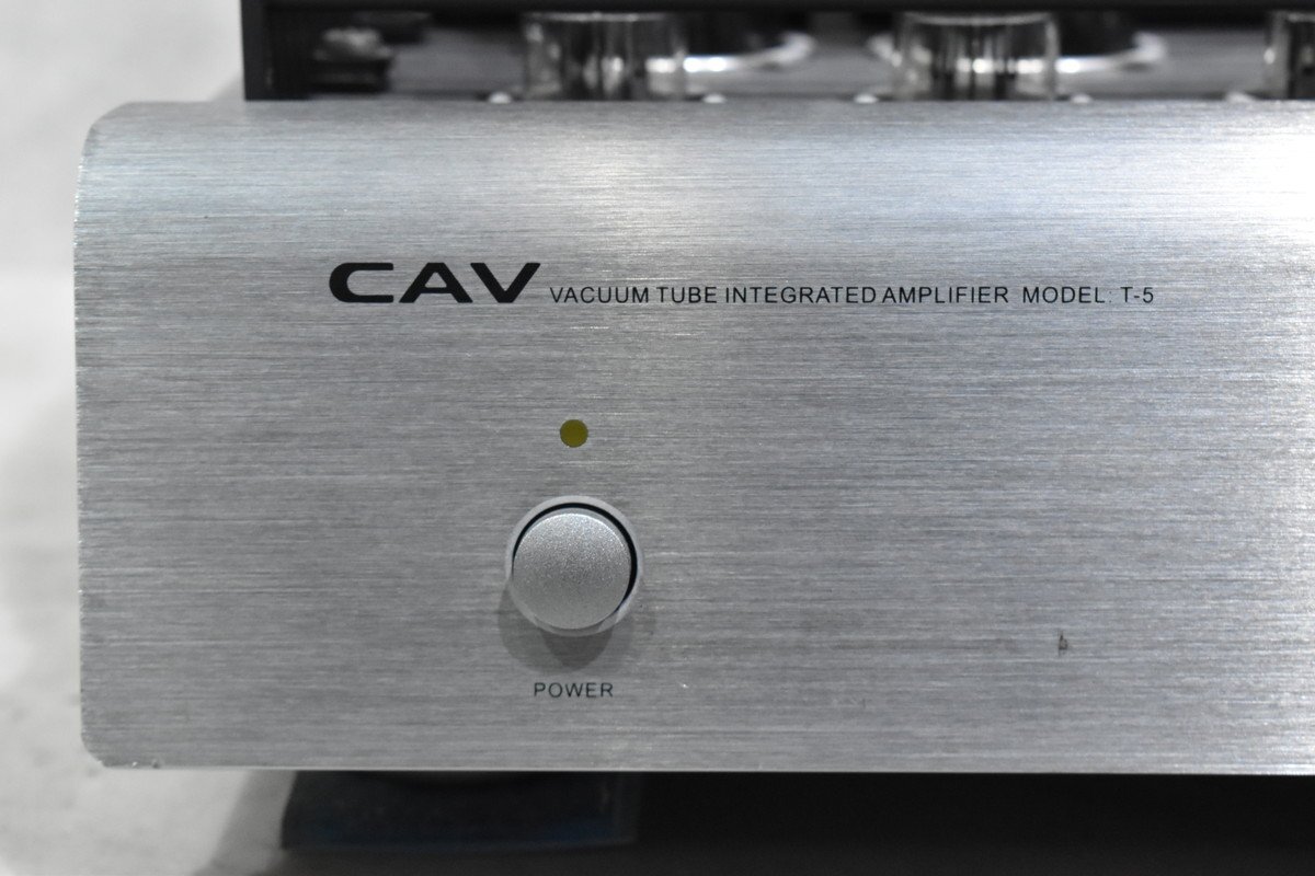 Yahoo!オークション - 【C】CAV T-5 真空管プリメインアンプ 3096159