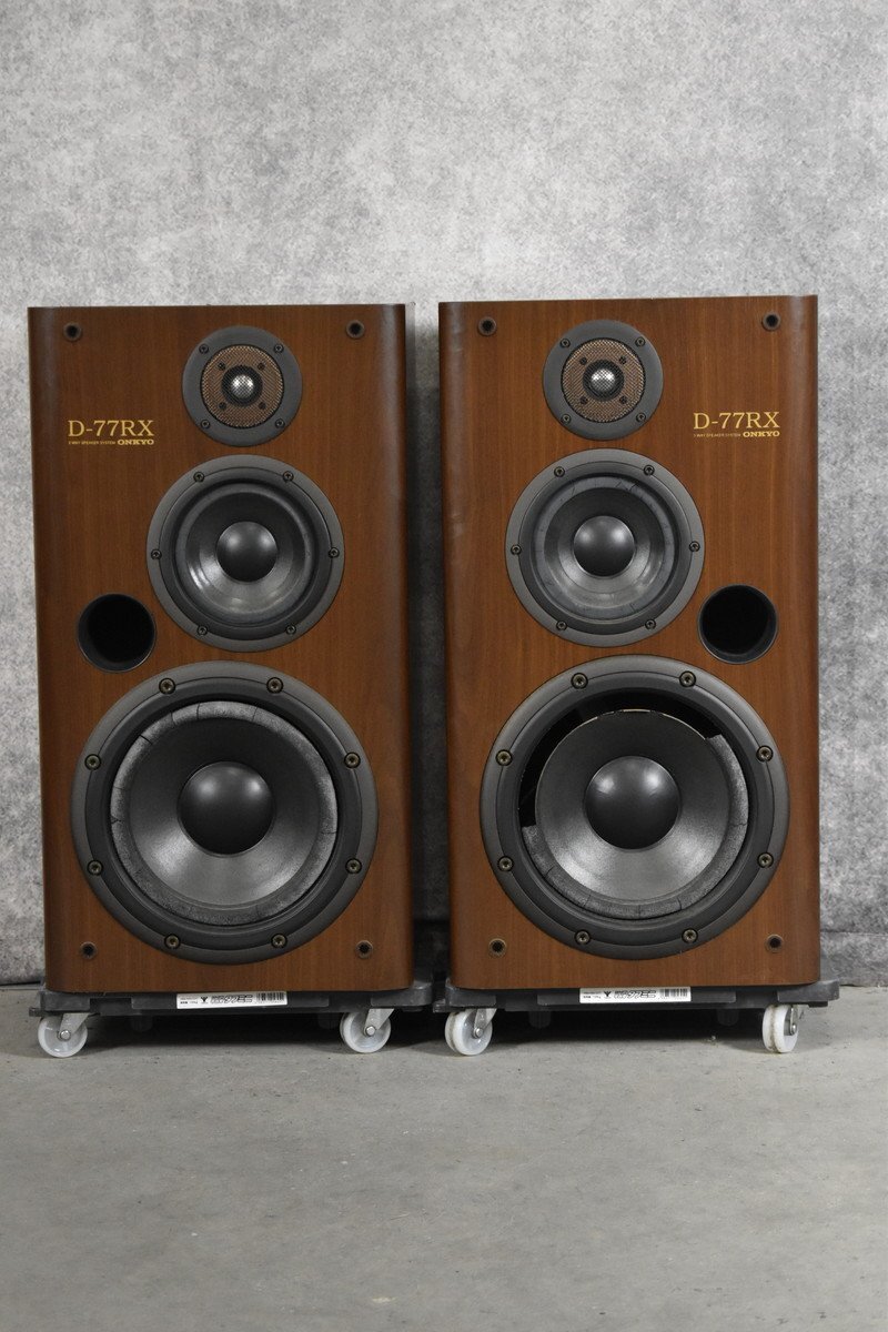 Yahoo!オークション - 【J】ONKYO D-77RX スピーカーペア オンキョー 3...
