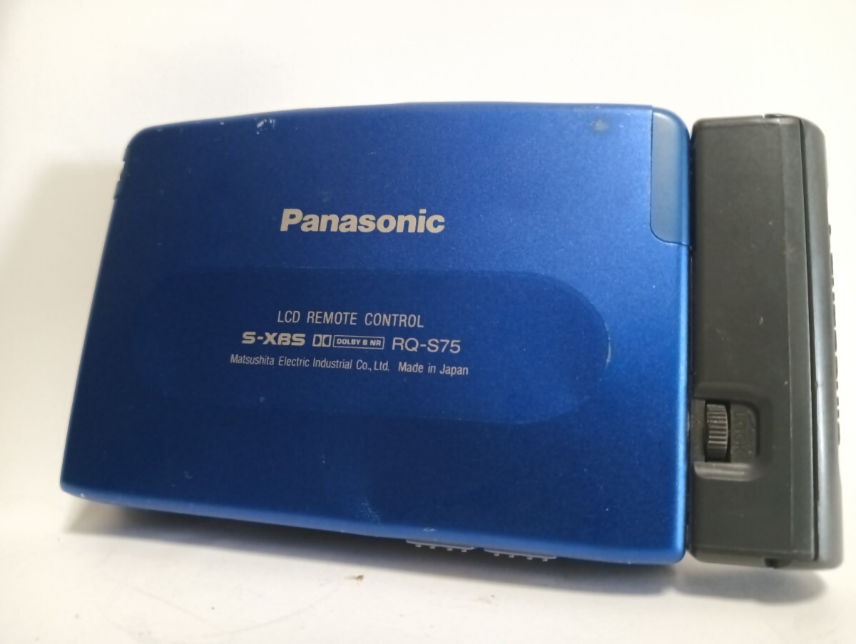 Yahoo!オークション - 動作未確認 Panasonicパナソニック RQ-S75 カセ...
