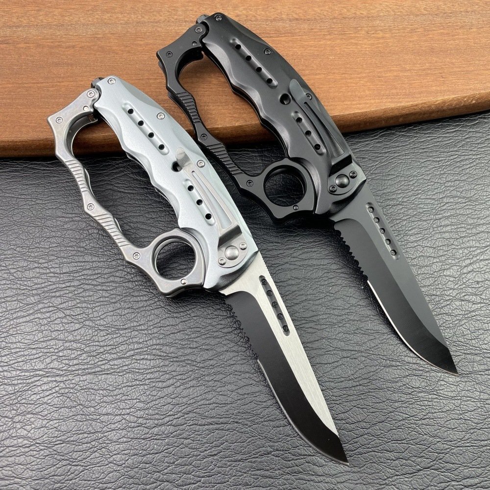 Yahoo!オークション - 重量感200g 超高品質 刃厚3mm ブラック 折りたた...