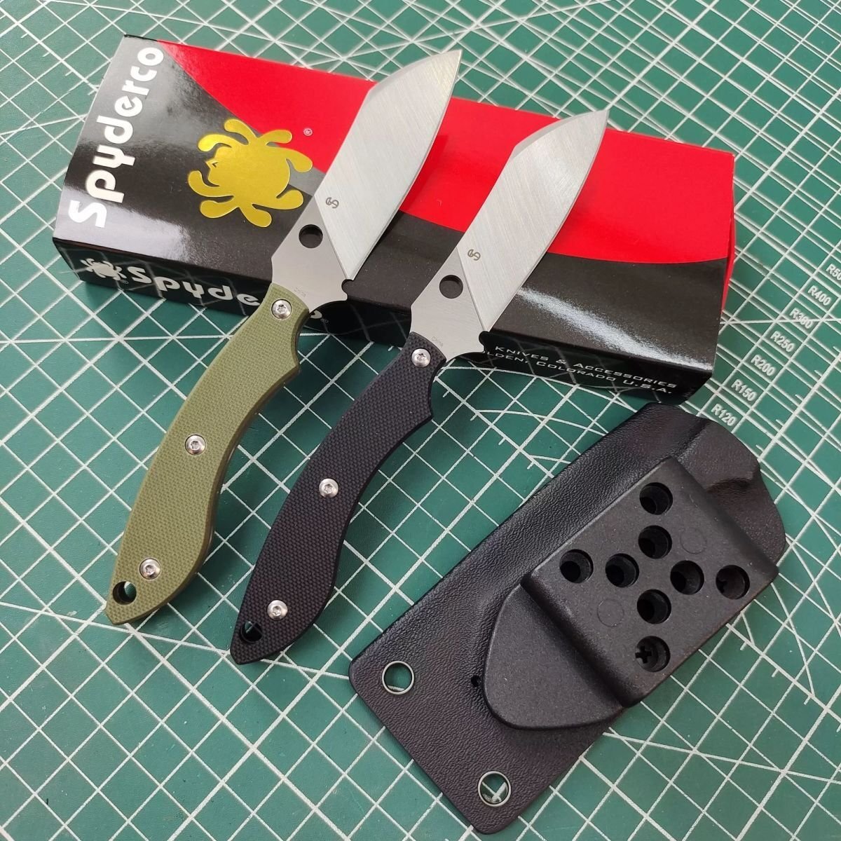 Yahoo!オークション - SPYDERCO C08 折りたたみナイフ キャンプ アウト...