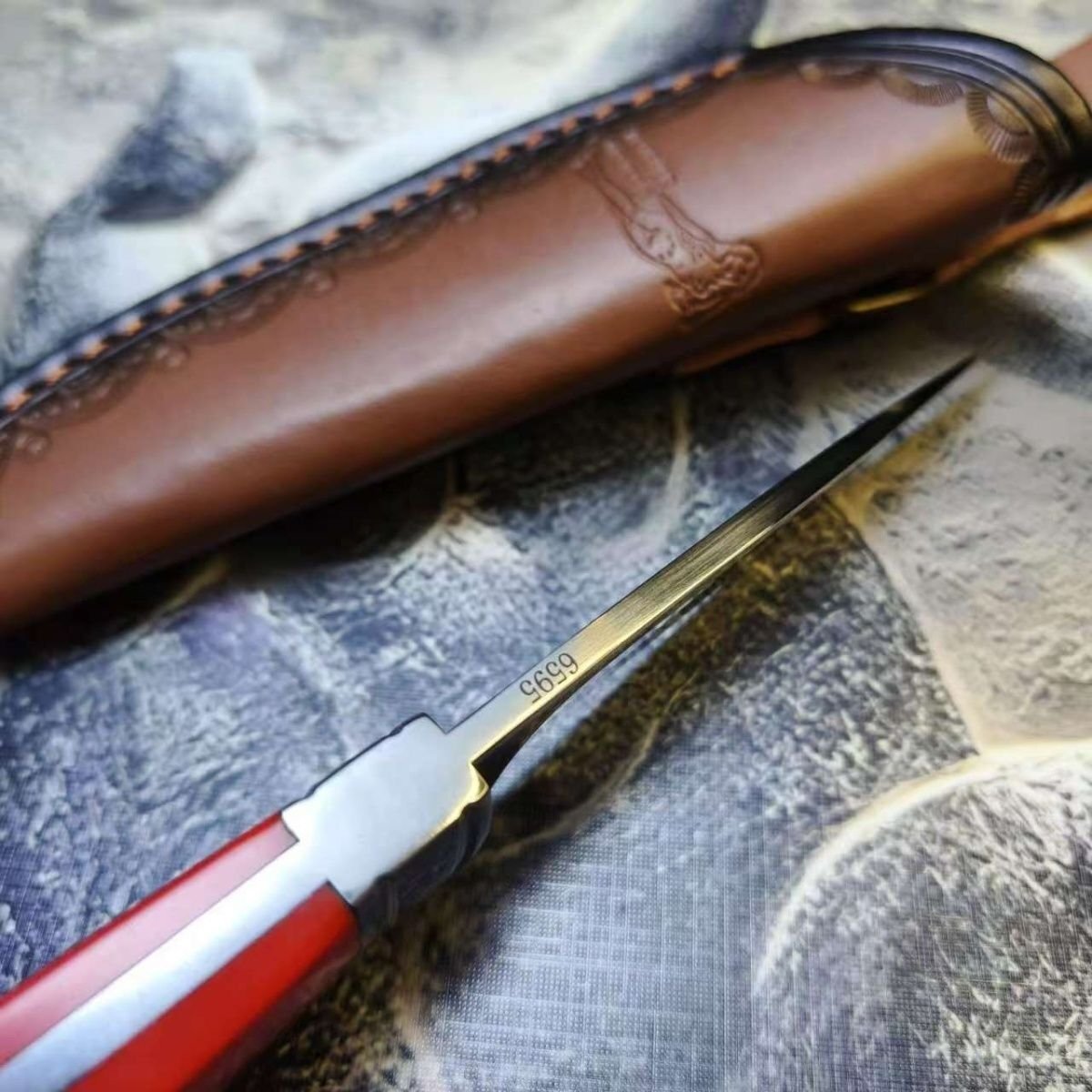 Yahoo!オークション - M390 刃厚3mm 超高品質 アウトドアナイフ 果物ナ...