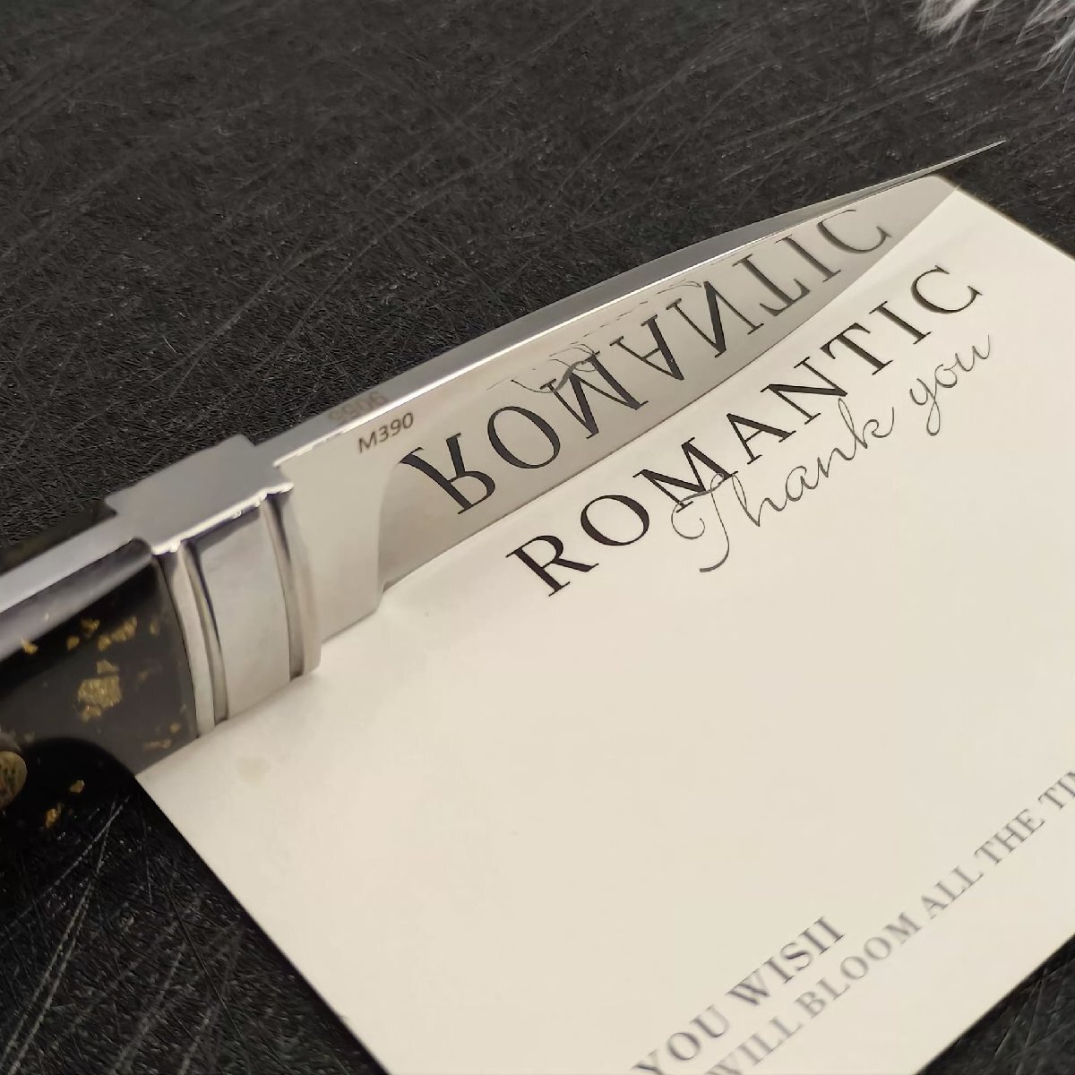 Yahoo!オークション - m390 超高品質 木箱付き サバイバルナイフ ハン...