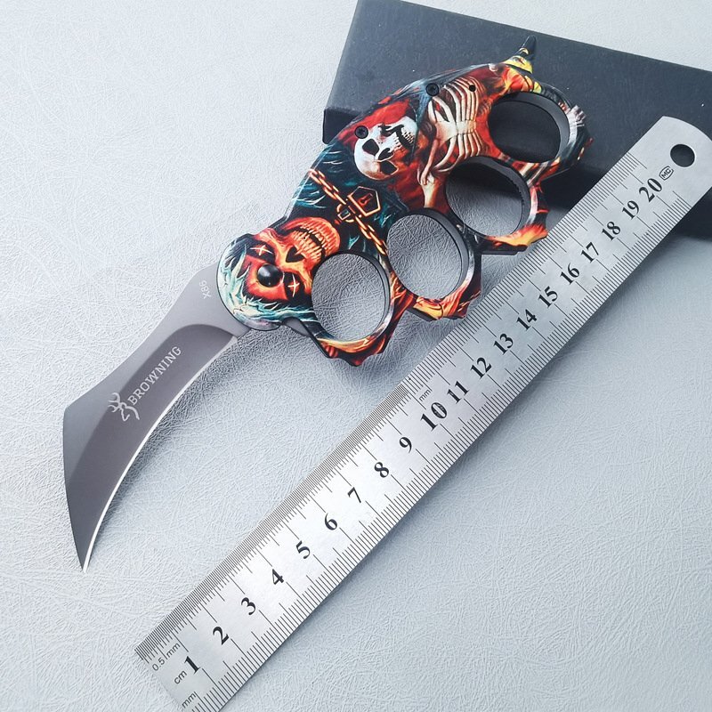 Yahoo!オークション - X86 折りたたみナイフ アウトドアナイフ 鋼製 サ...