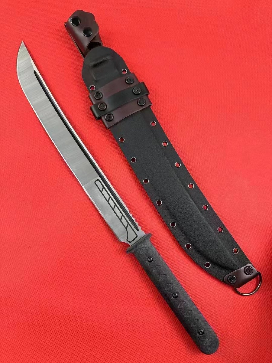 Yahoo!オークション - DC53 サバイバルナイフ G10 ハイキング シース付...