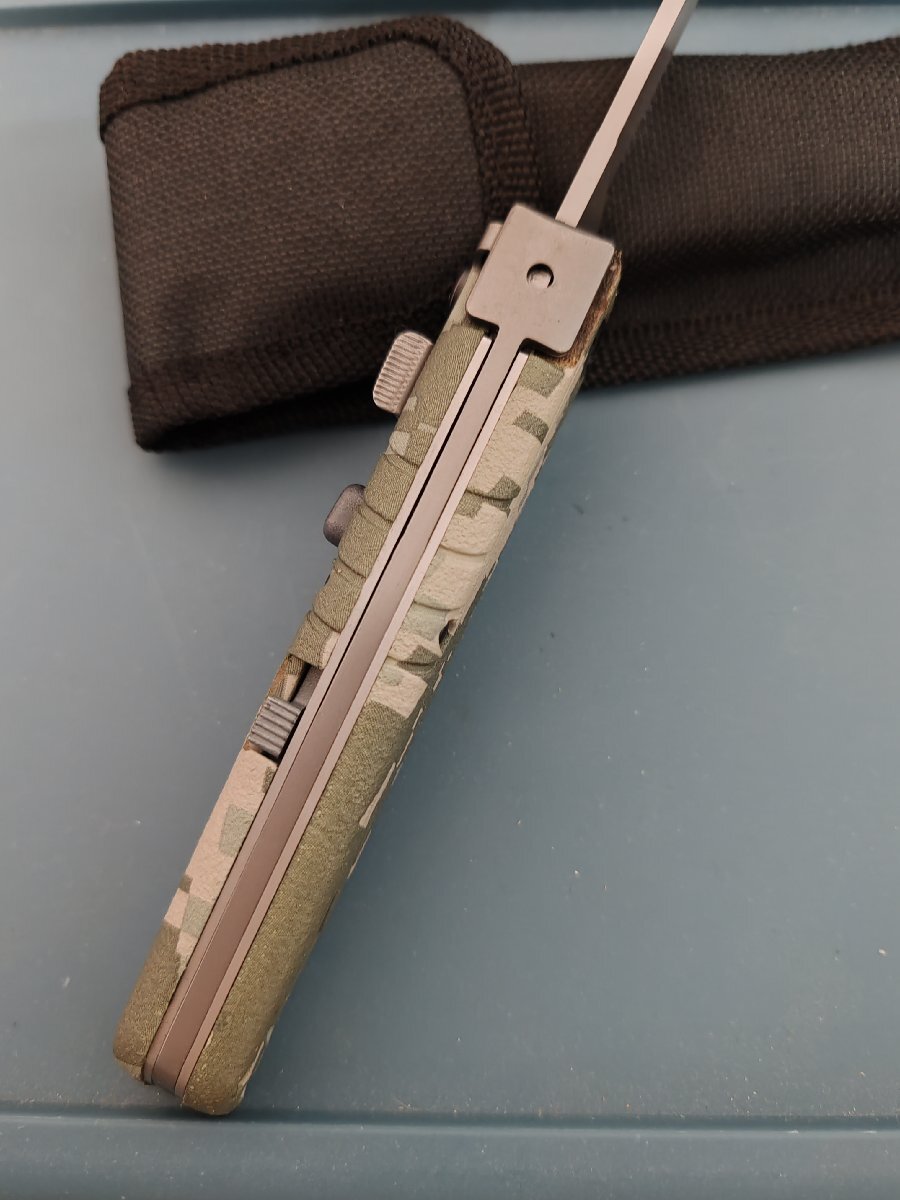 Yahoo!オークション - 限定AKC アウトドア 迷彩 折りたたみナイフ サバ...