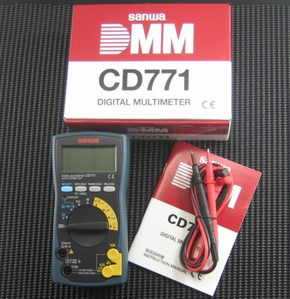 Yahoo!オークション - CD771 デジタルマルチメーター 三和電気 テスタ...