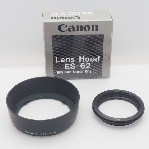 Yahoo!オークション - 美品 Canon ES-62 純正 レンズフード アダプター...