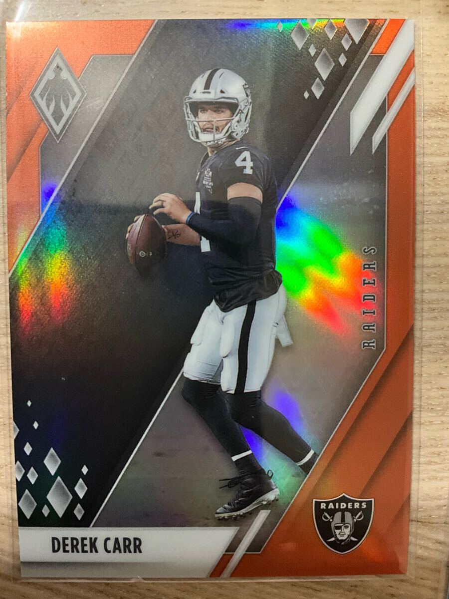 Yahoo!オークション - /99 panini 2021 phoenix Derek Carr パラレルカ...