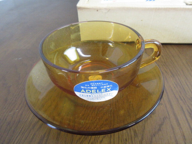 Yahoo!オークション - 【ADELEX/ADERIA GLASS】強化アデリアカラー紅茶...