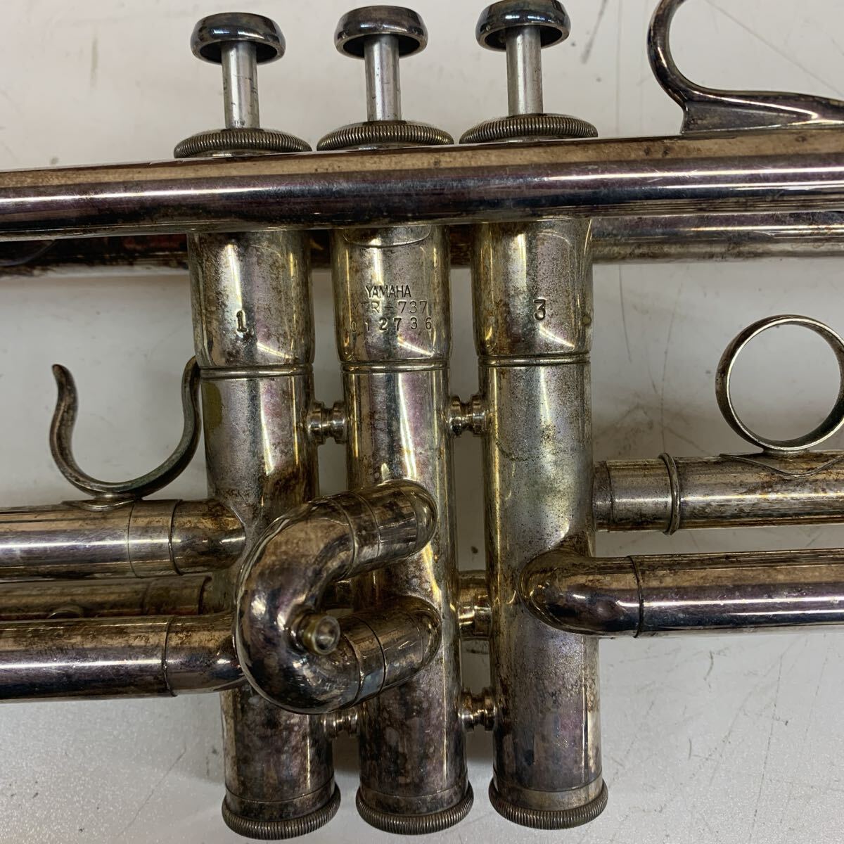 Yahoo!オークション - 【Q-4】 Yamaha YTR-737 トランペット ヤマハ 変...