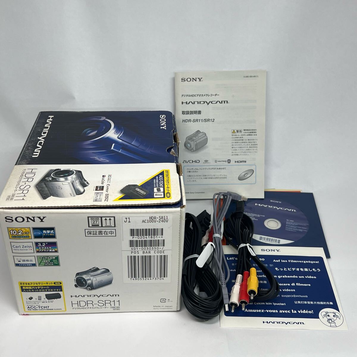 Yahoo!オークション - T829 SONY ソニー HDR-SR11 デジタルビデオカメ...