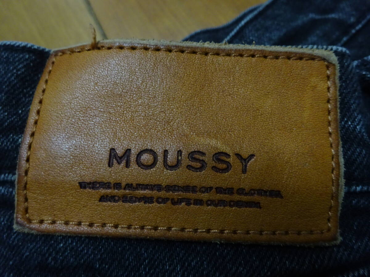 Yahoo!オークション - G-445 MOUSSY カラーデニムパンツ サイズ26イン...