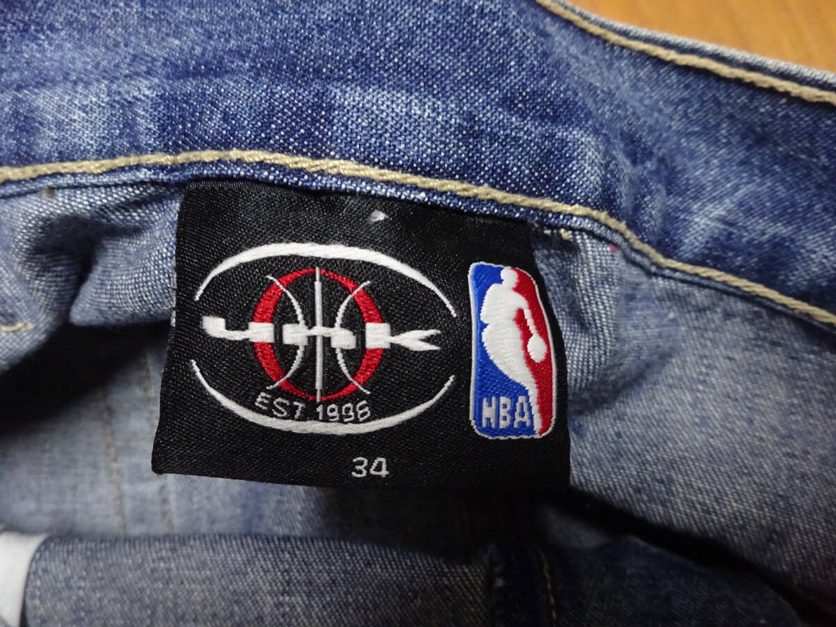 Yahoo!オークション - G-535 unk NBA バスケ デニムパンツ サイズ34イ...