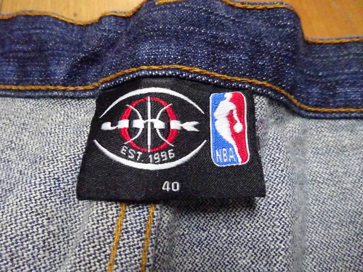 Yahoo!オークション - に-274 unk NBA バスケ デニムパンツ サイズ40...