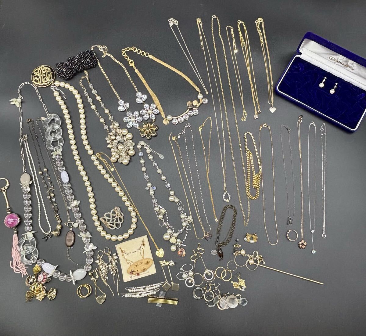 Yahoo!オークション - 【No1-OM】K14WG. K10 4℃ シルバー イミテーシ...