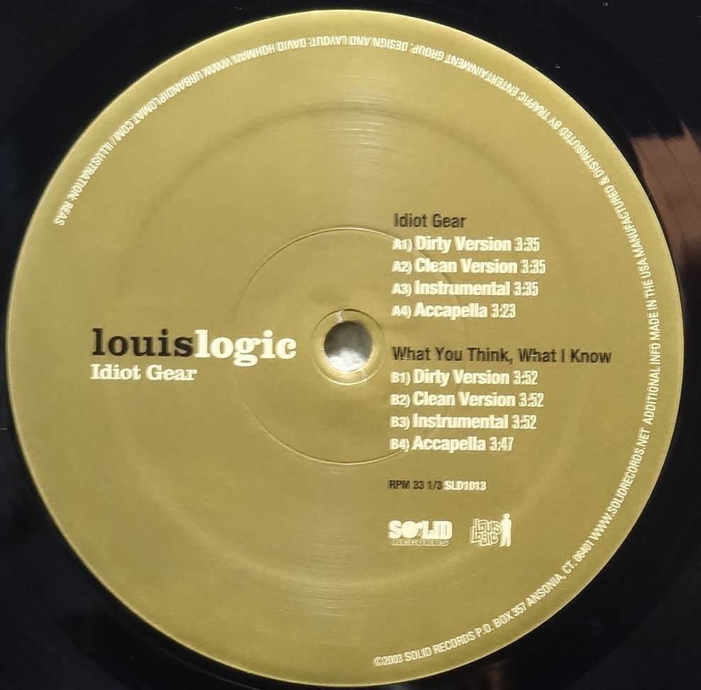 Yahoo!オークション - 7 【Louis Logic / Idiot Gear】 [ HZ]