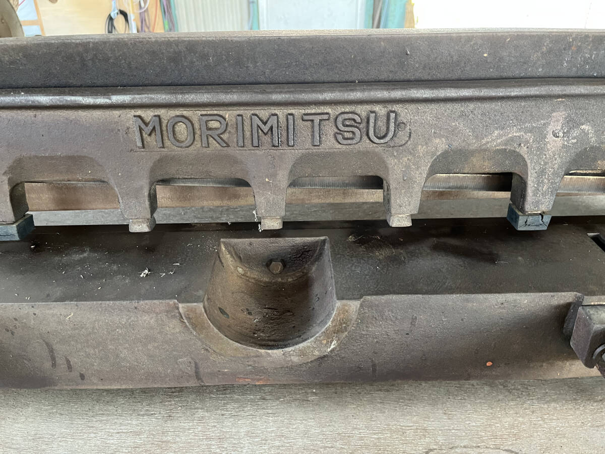 Yahoo!オークション - MORIMITSU 盛光 手動 シャーリング機 板金切断機...