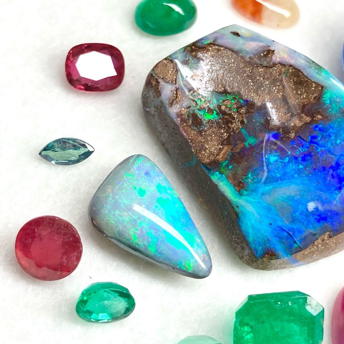 Yahoo!オークション - 1円〜 色石おまとめ54.962ct u 約10.99g エメ...