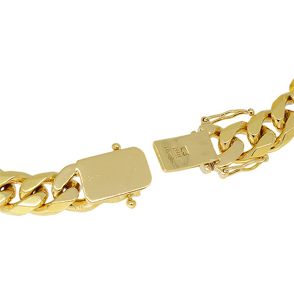 Yahoo!オークション - K18YG 8面シングル 喜平ブレスレット 20cm 50.2g...