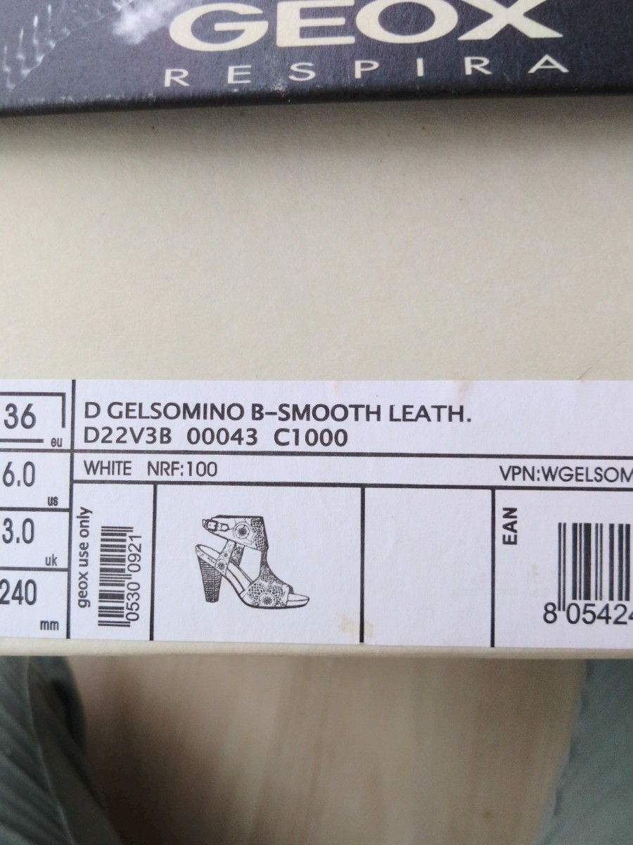 Yahoo!オークション - 【美品】GEOX ジェオックス レース模様のサンダ...